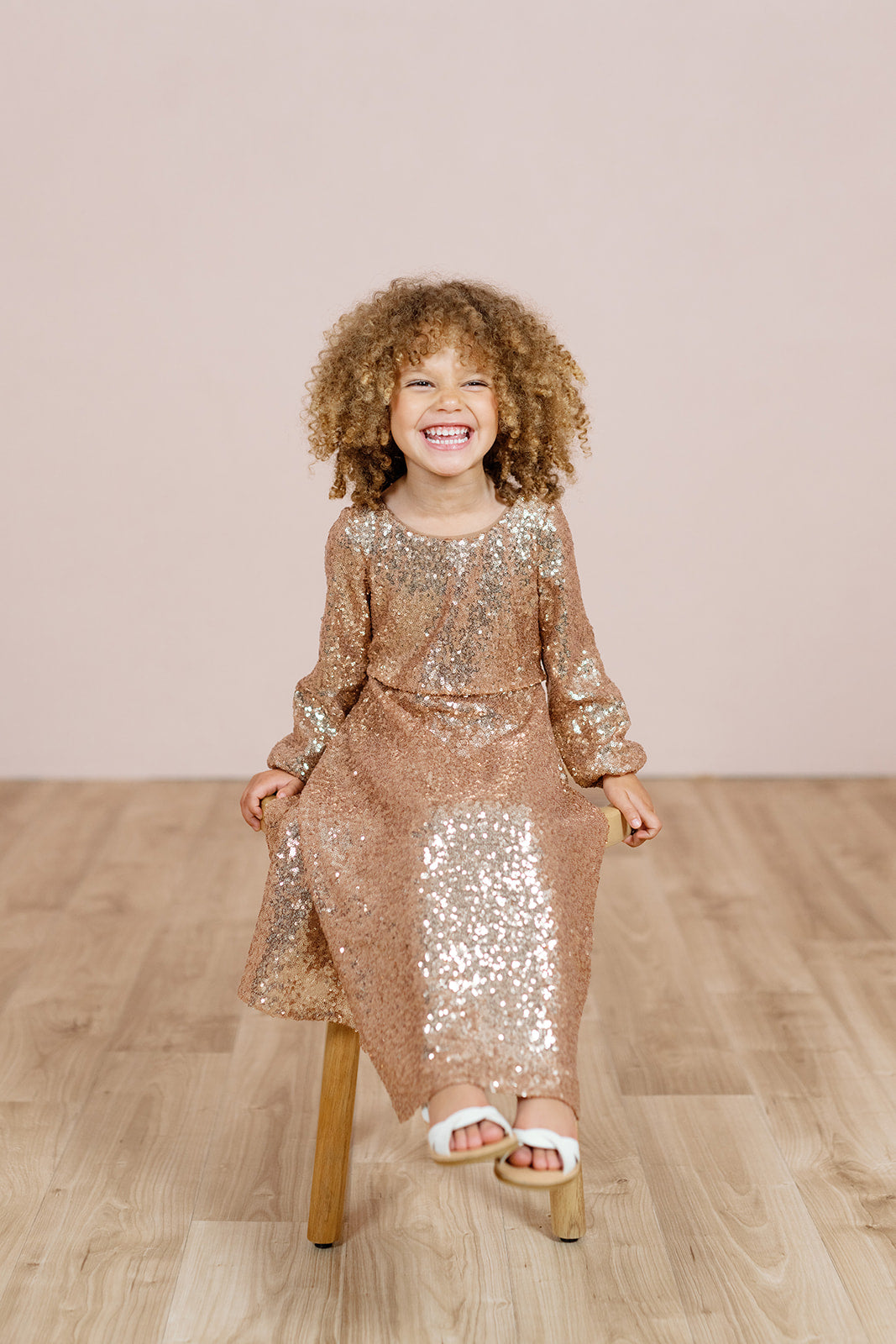 Kids Addison Sequin Dress