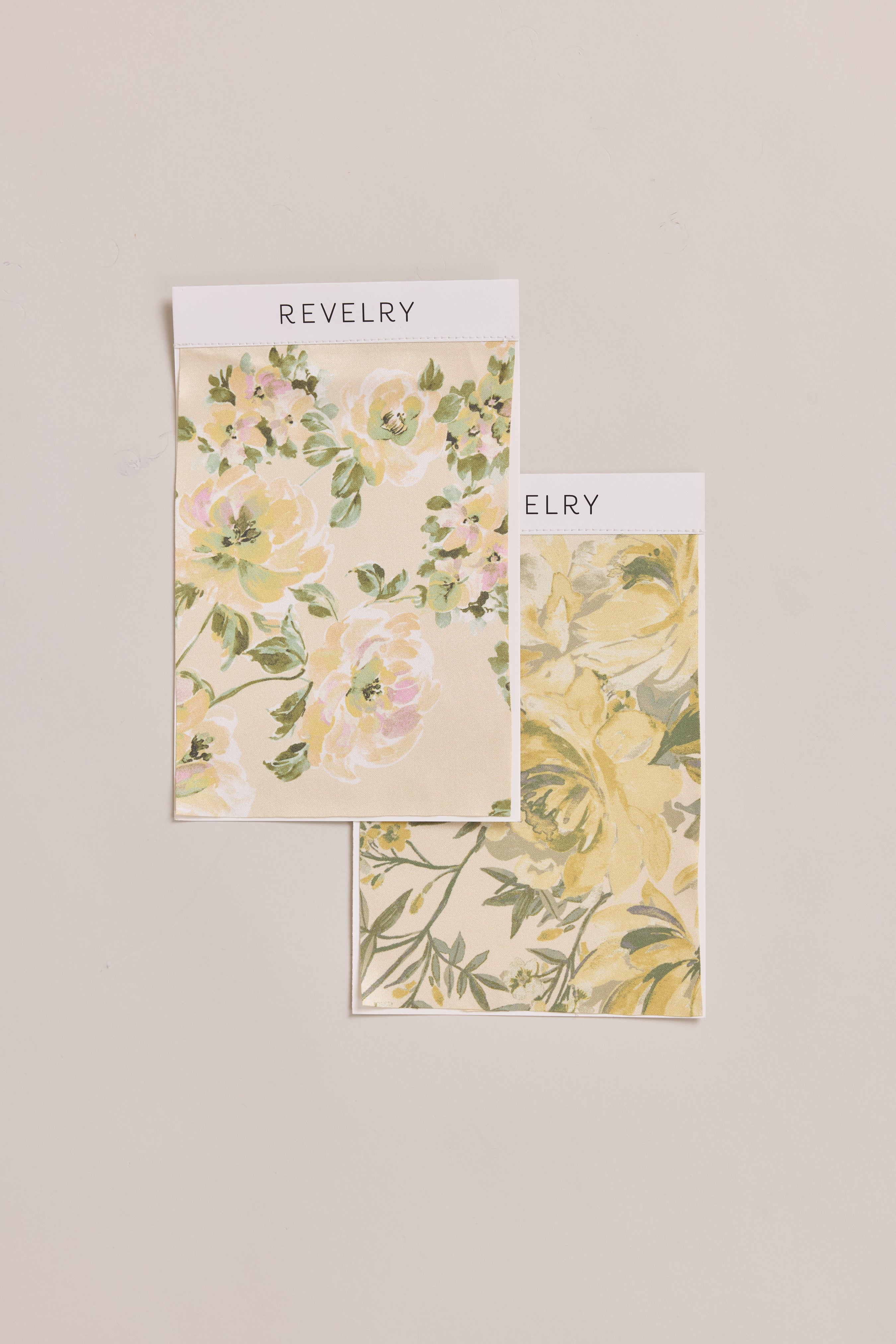 Satin Floral Print Mega Swatch