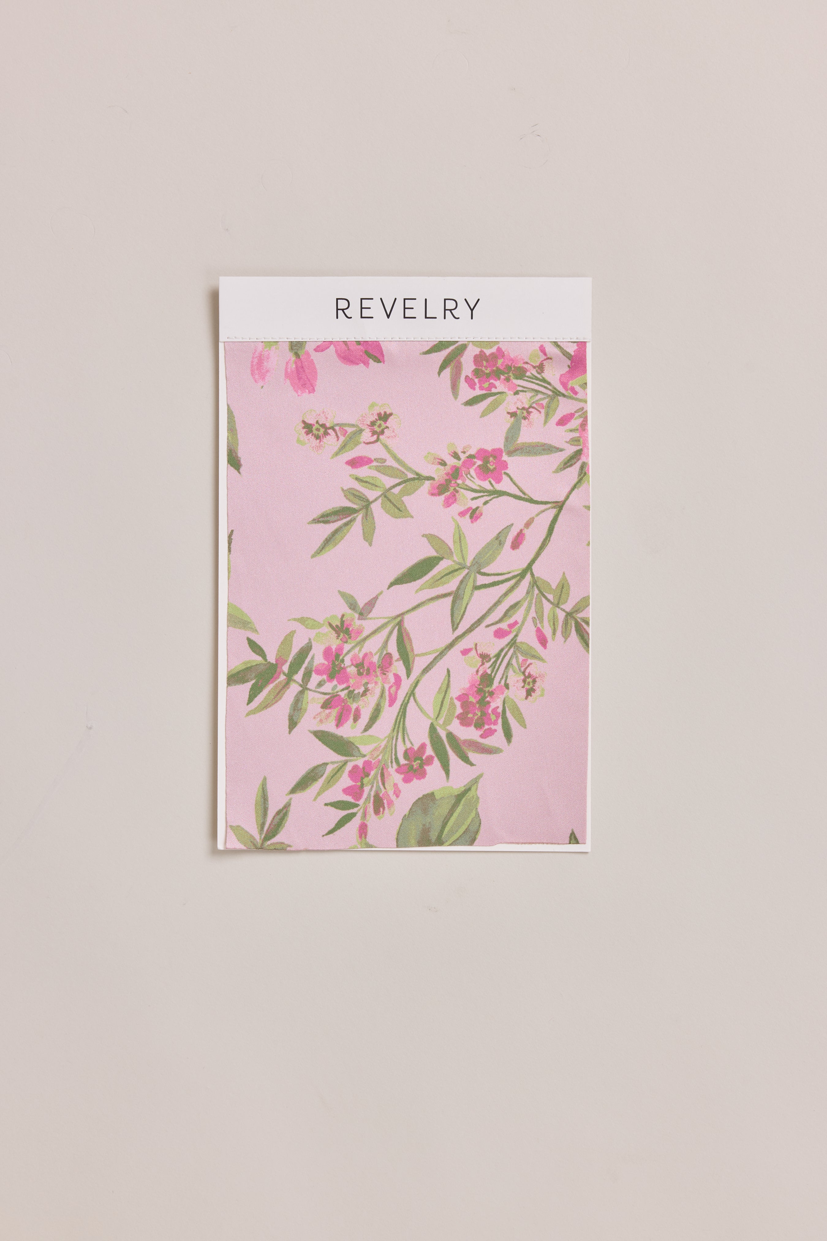 Satin Floral Print Mega Swatch